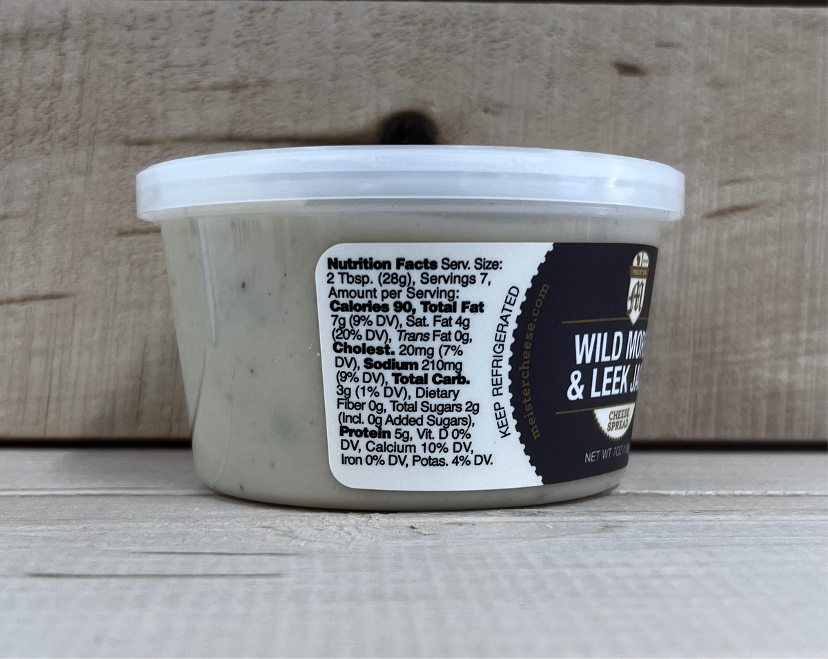 Wild Morel & Leek Jack 7oz Spread – Mousehouse Cheesehaus
