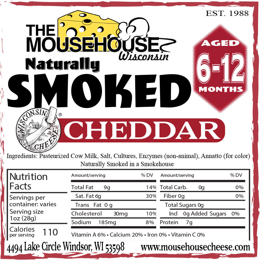Smoked Cheddar – Mousehouse Cheesehaus