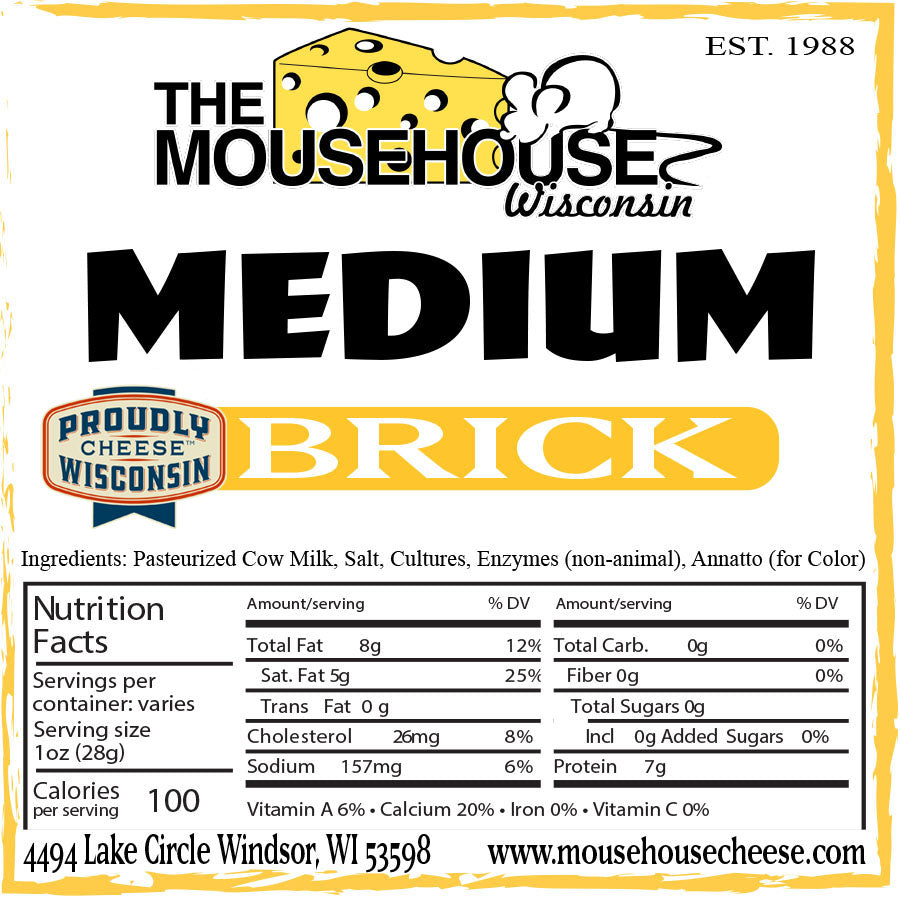 Medium Brick (Wunderbar) – Mousehouse Cheesehaus